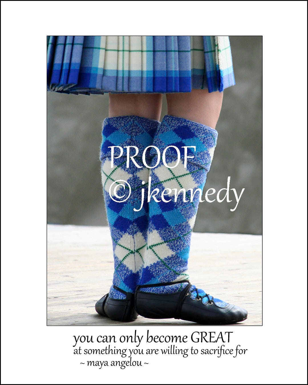 Highland Dance Poster, Inspirational Photo 16"x20" - Etsy