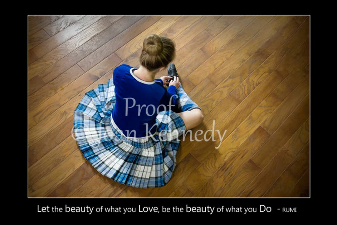 Highland Dance Poster, 12x8 Original Photograph - Etsy