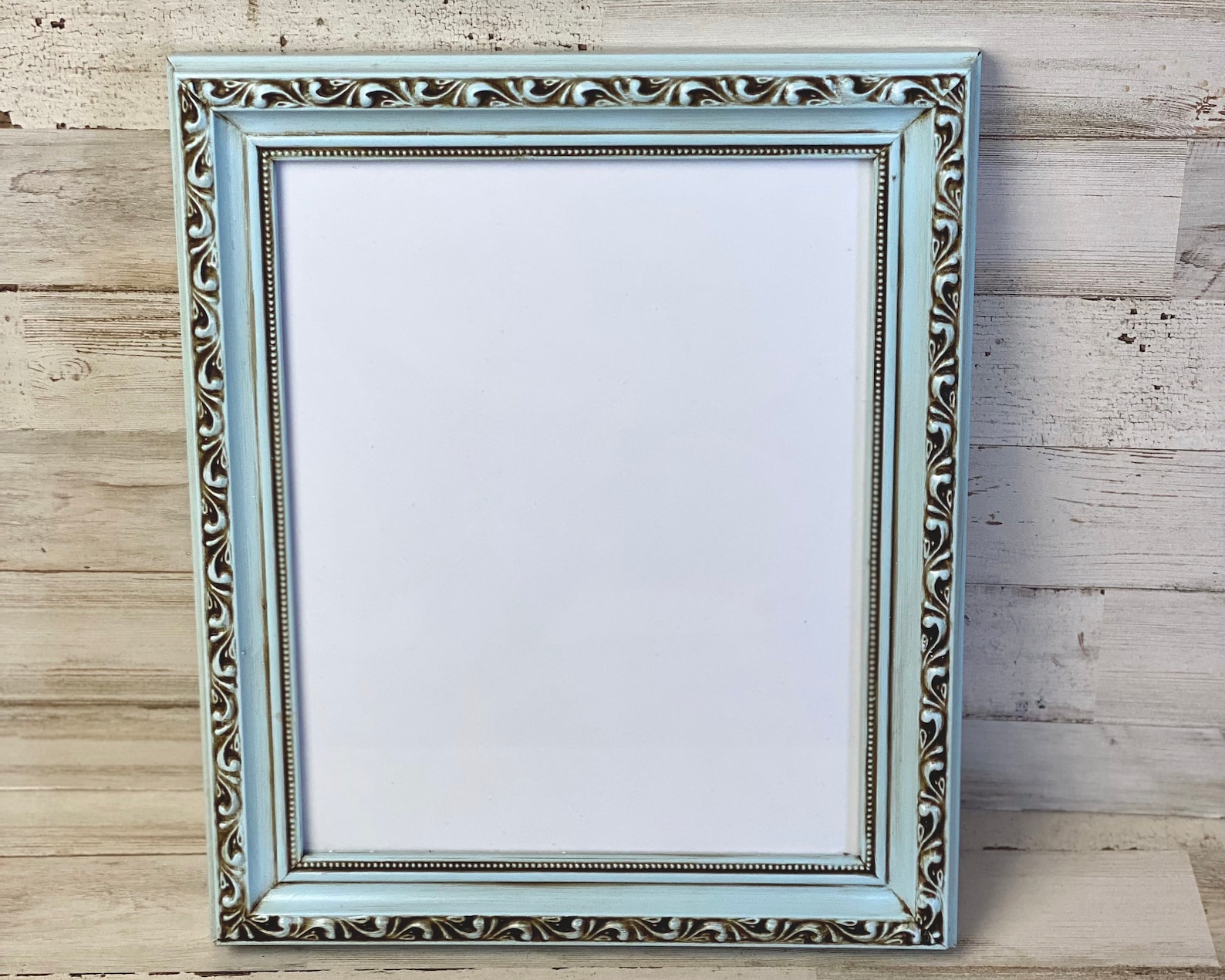 Ornate Wood Diploma Frame Robin's Egg Blue Wooden 8.5x11 - Etsy