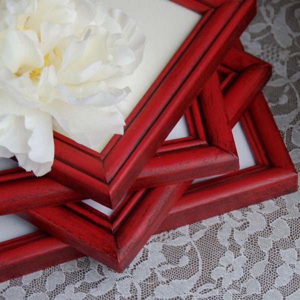 Red Barn Wood Picture Frames - Etsy