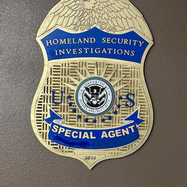 Homeland Security Badge - Etsy