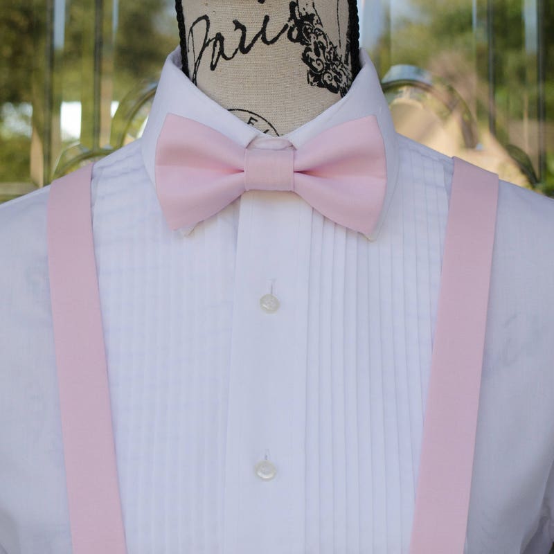 Pink Bow Tie - Etsy