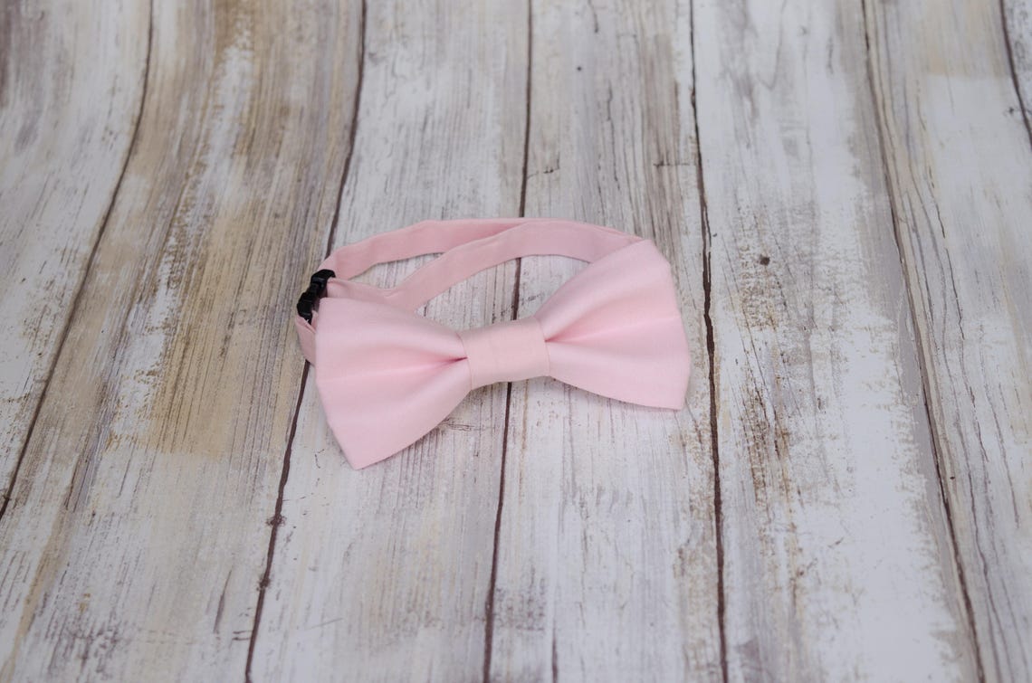 Pastel Pink Bow Tie & Suspender Sisters Pink 145B child | Etsy