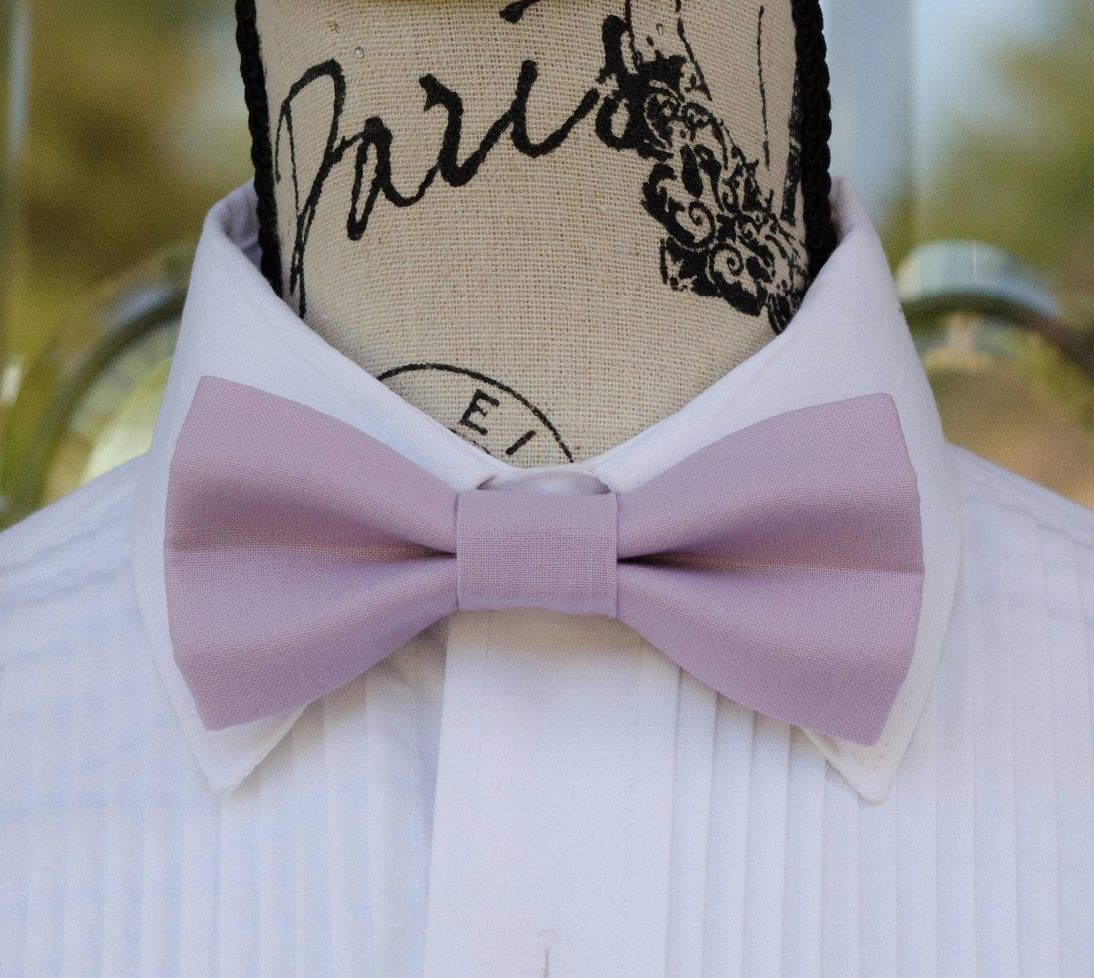 Lilac Bow Tie & Suspender Lilac/light Purple 66B child - Etsy Canada