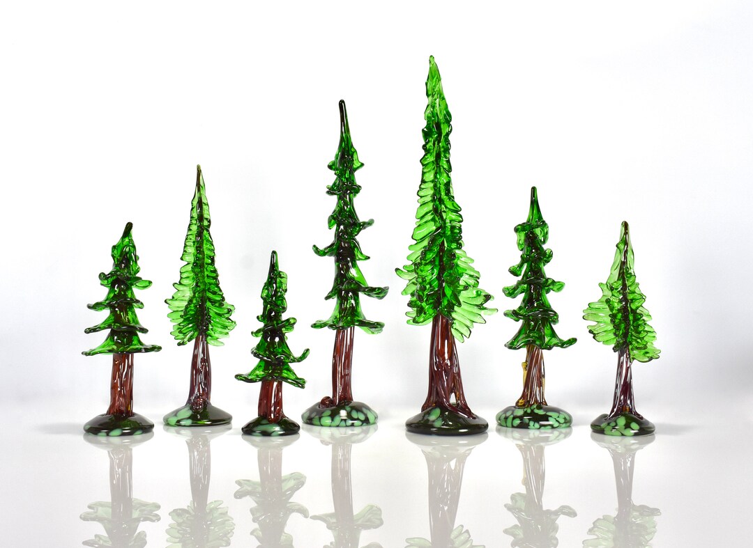 Hand Sculpted Glass Redwood Tree: Coastal Forest Sculpture - Etsy