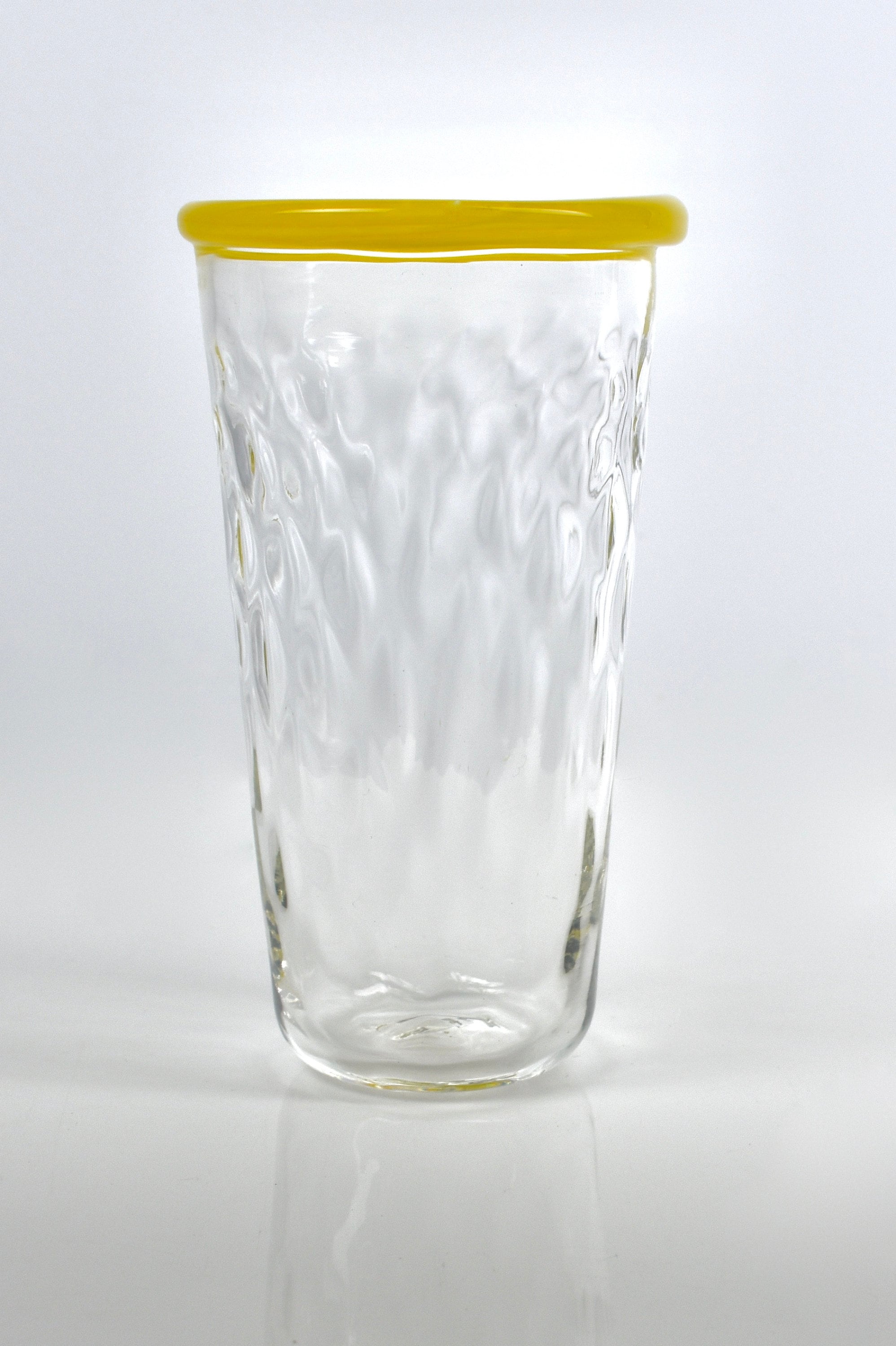 1 Rainbow Optical Glass Texture Pattern Hand Blown Cups | Etsy