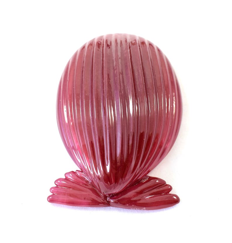 Glass Seashells Hand Sculpted Glass Scallop Shell Beach - Etsy