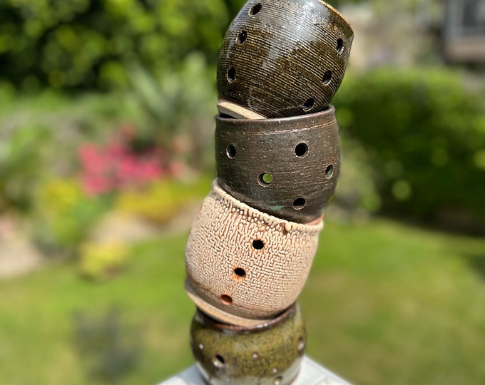 HOLE-Y CERAMIC PLANTERS, Planter With Holes - Orchid/succulent Pot ...
