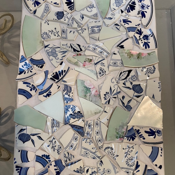 Broken China Tiles - Etsy