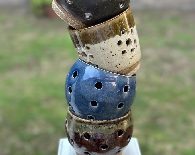 HOLE-Y CERAMIC PLANTERS, Planter With Holes - Orchid/succulent Pot ...