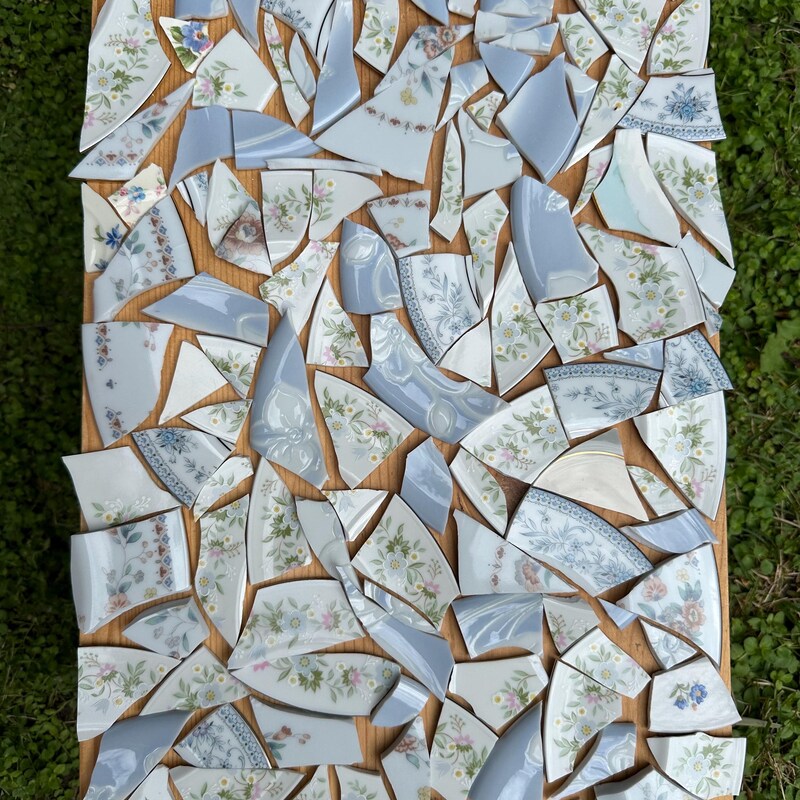 Mosaic Broken China - Etsy