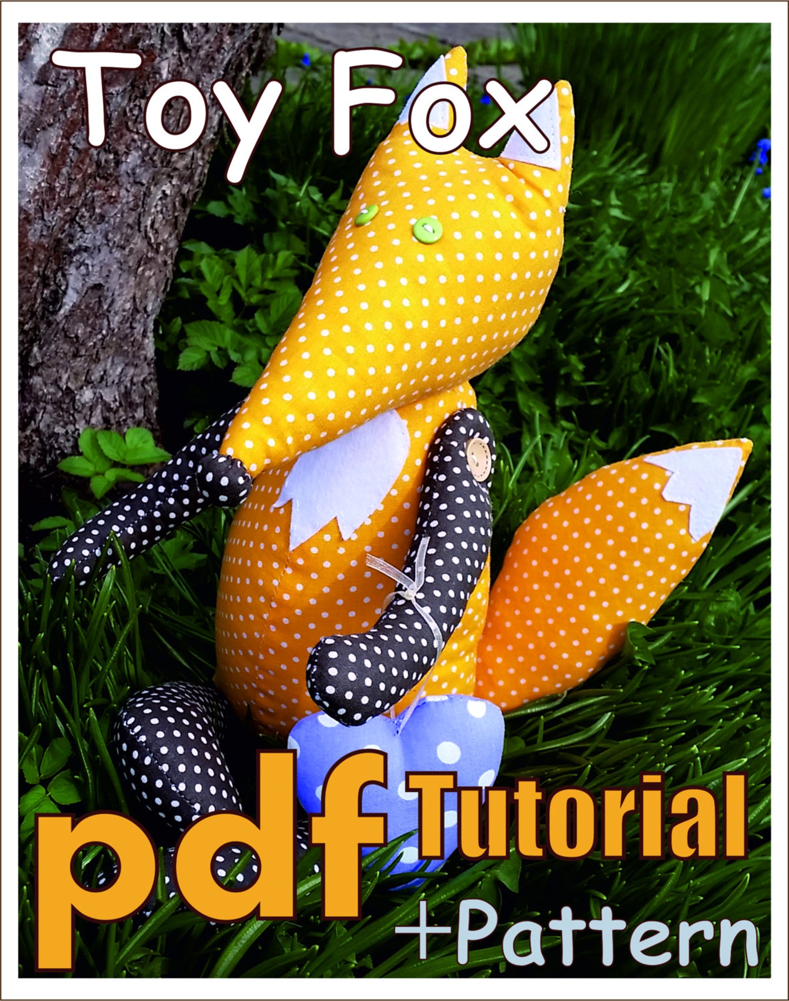 Fox Animal Sewing Pattern/sew Toy Children Epattern and Instruction/toy ...