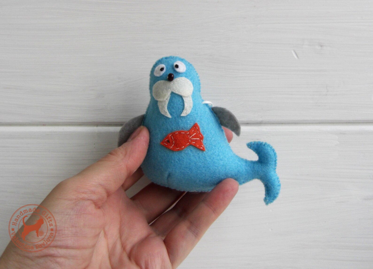 Walrus PDF Sewing Pattern Cute Felt Toy- Softie Toy Pattern and ...