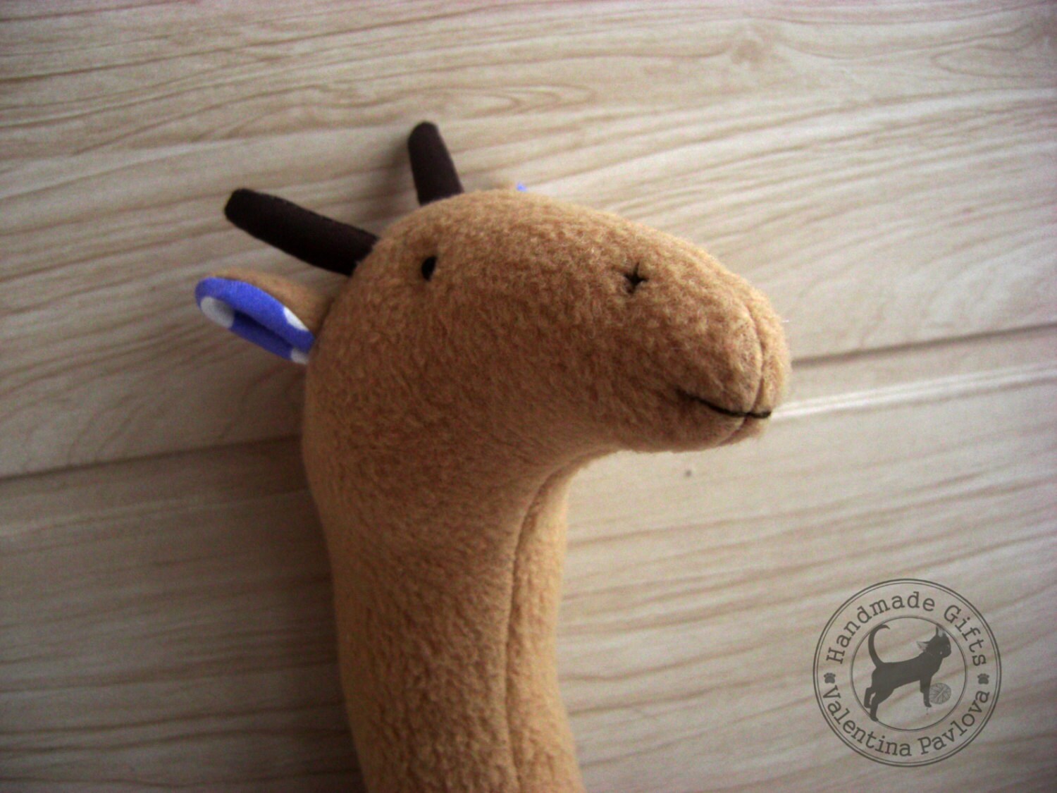 Plush Toy Giraffe Sewing Pattern, Animals Handmade Giraffe Home Decor ...