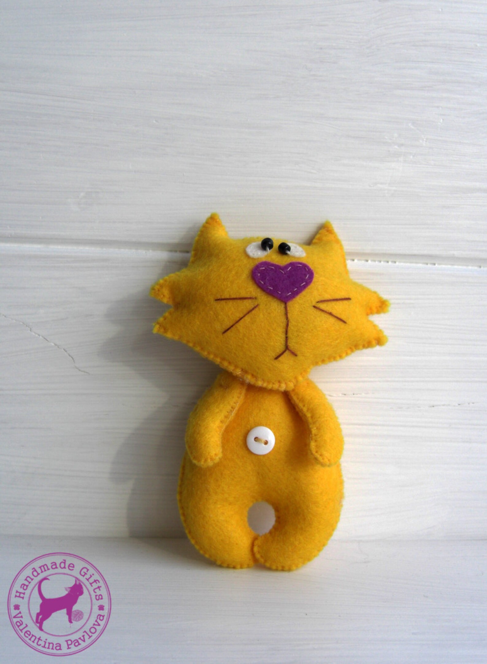 Toy Cat Sewing Pattern Cute Felt Toy Softie Toy PDF Pattern - Etsy