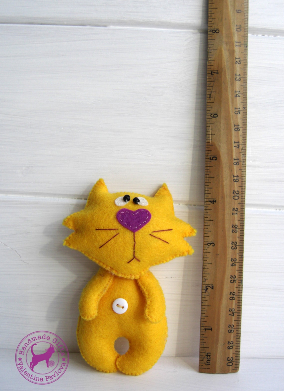 Toy Cat Sewing Pattern Cute Felt Toy Softie Toy PDF Pattern - Etsy