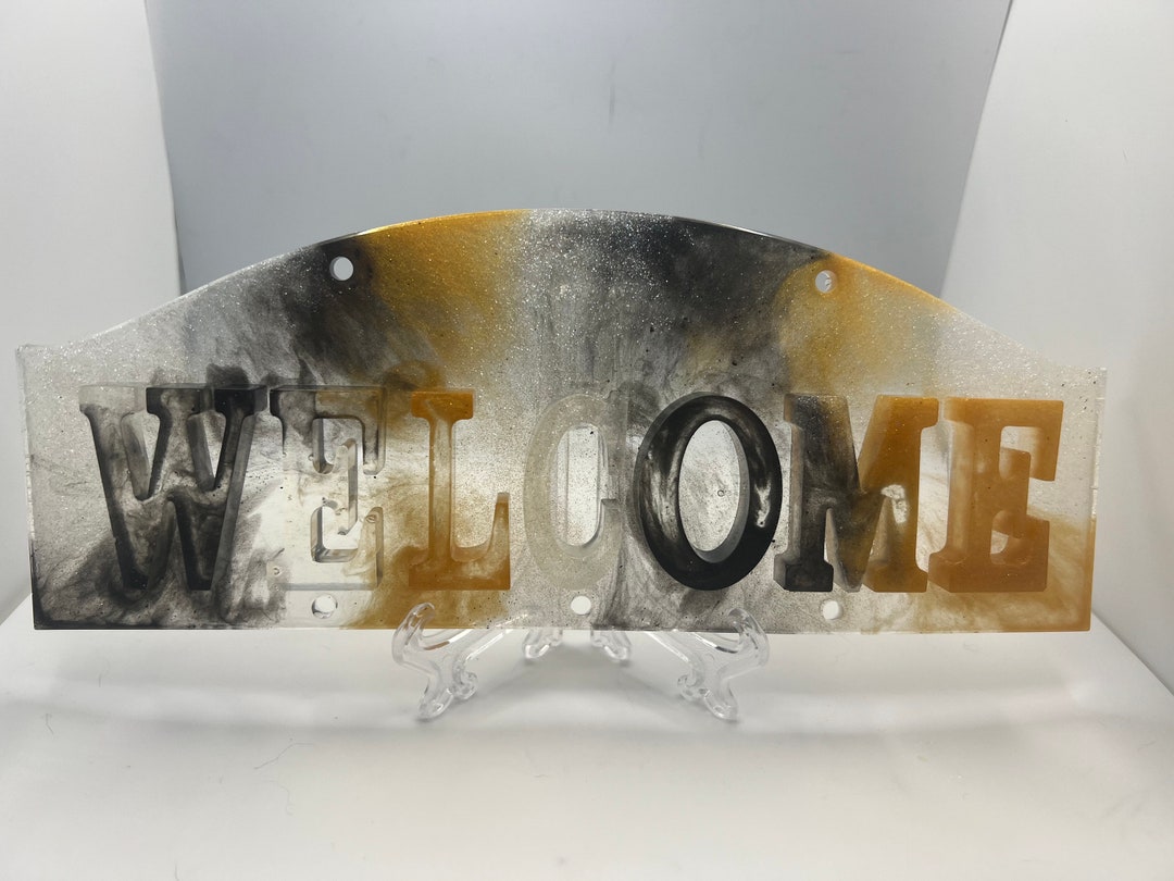 Calico Welcome Sign - Etsy