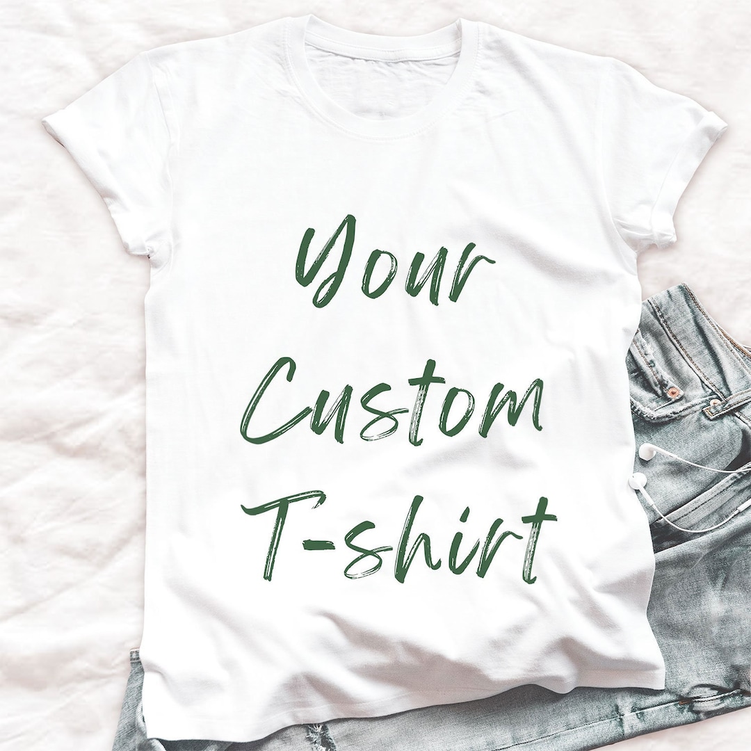 Personalized T-shirt, Custom T-shirt Print, Personalized Gift Shirt ...