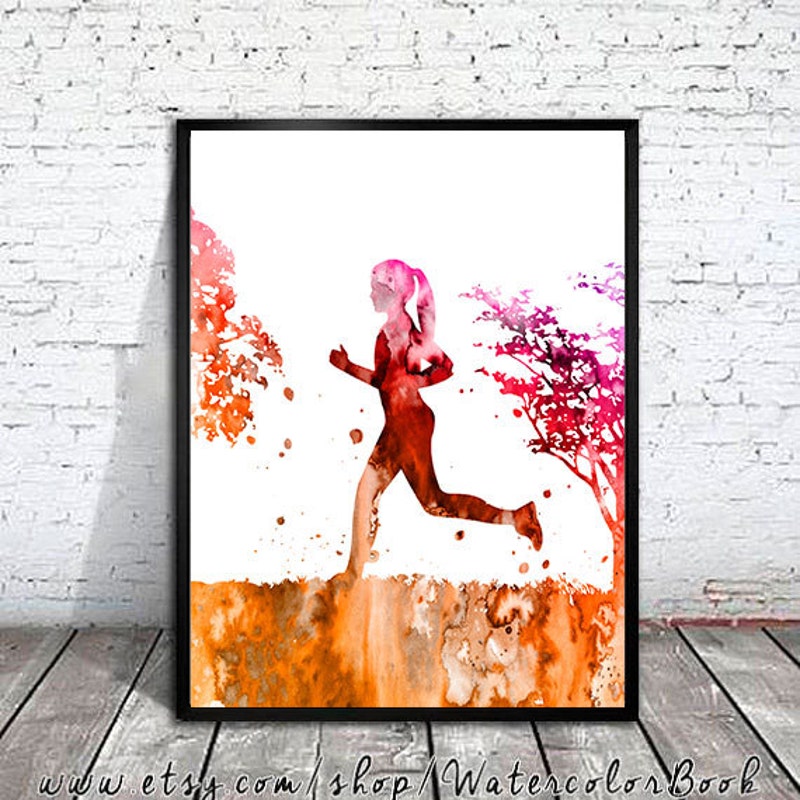 Running Art - Etsy