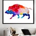 Wild Boar Print, Watercolor Print, Animal Art, Art Print, Illustration ...