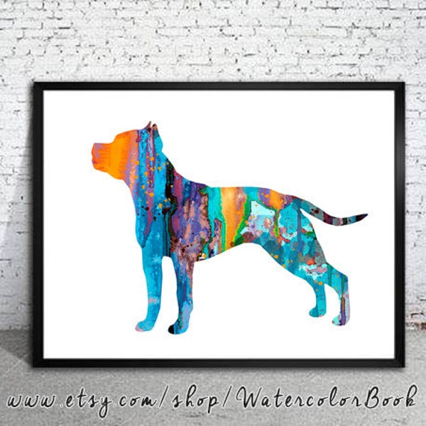 Amstaff Art - Etsy