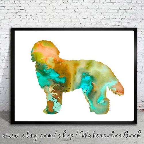 Goldendoodle 3 Watercolor Print Goldendoodle Art Home Decor - Etsy
