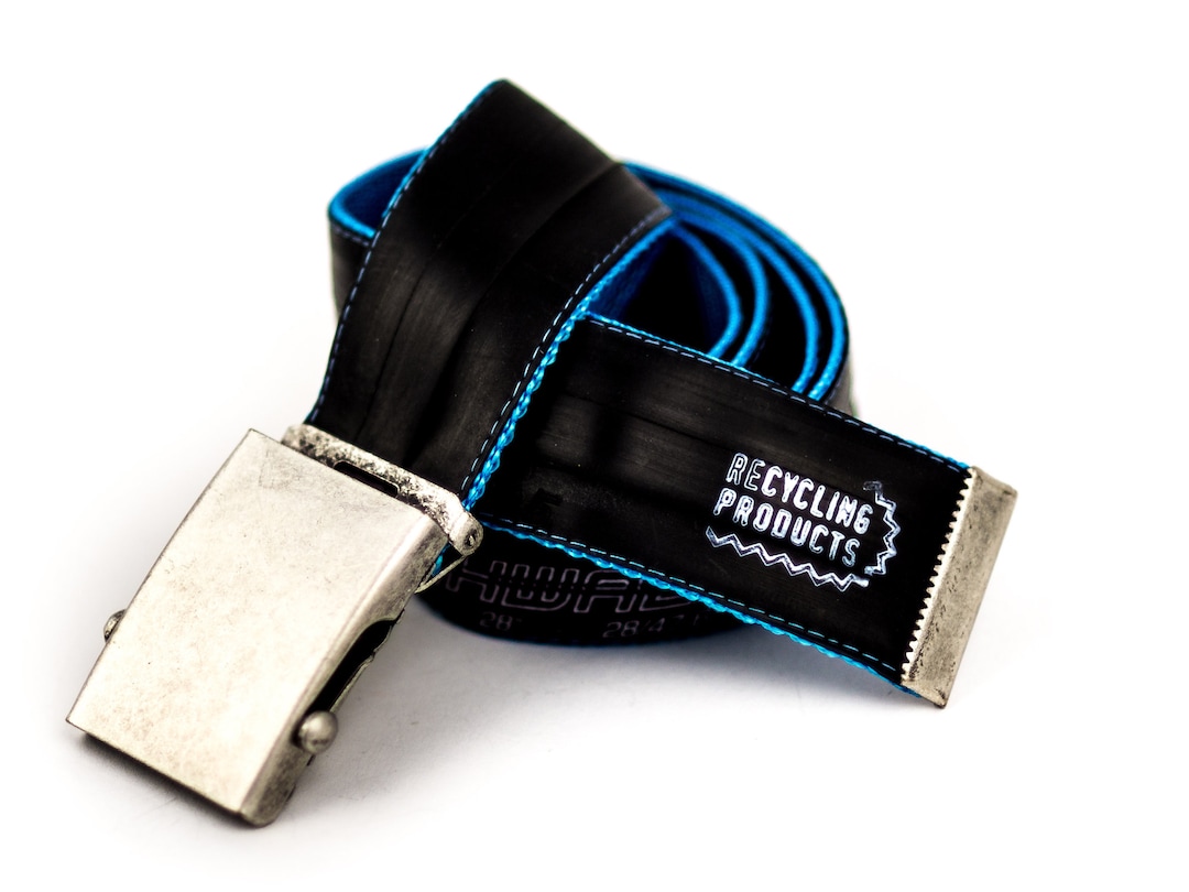 Bicycle Inner Tube Belt Blue - Etsy