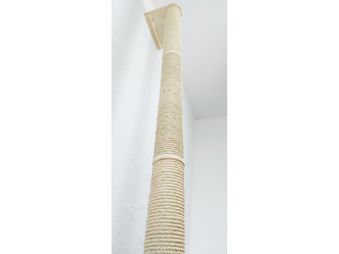 Wall Mounted Pole for Cats With Platform, up to 180 Cm Until the ...
