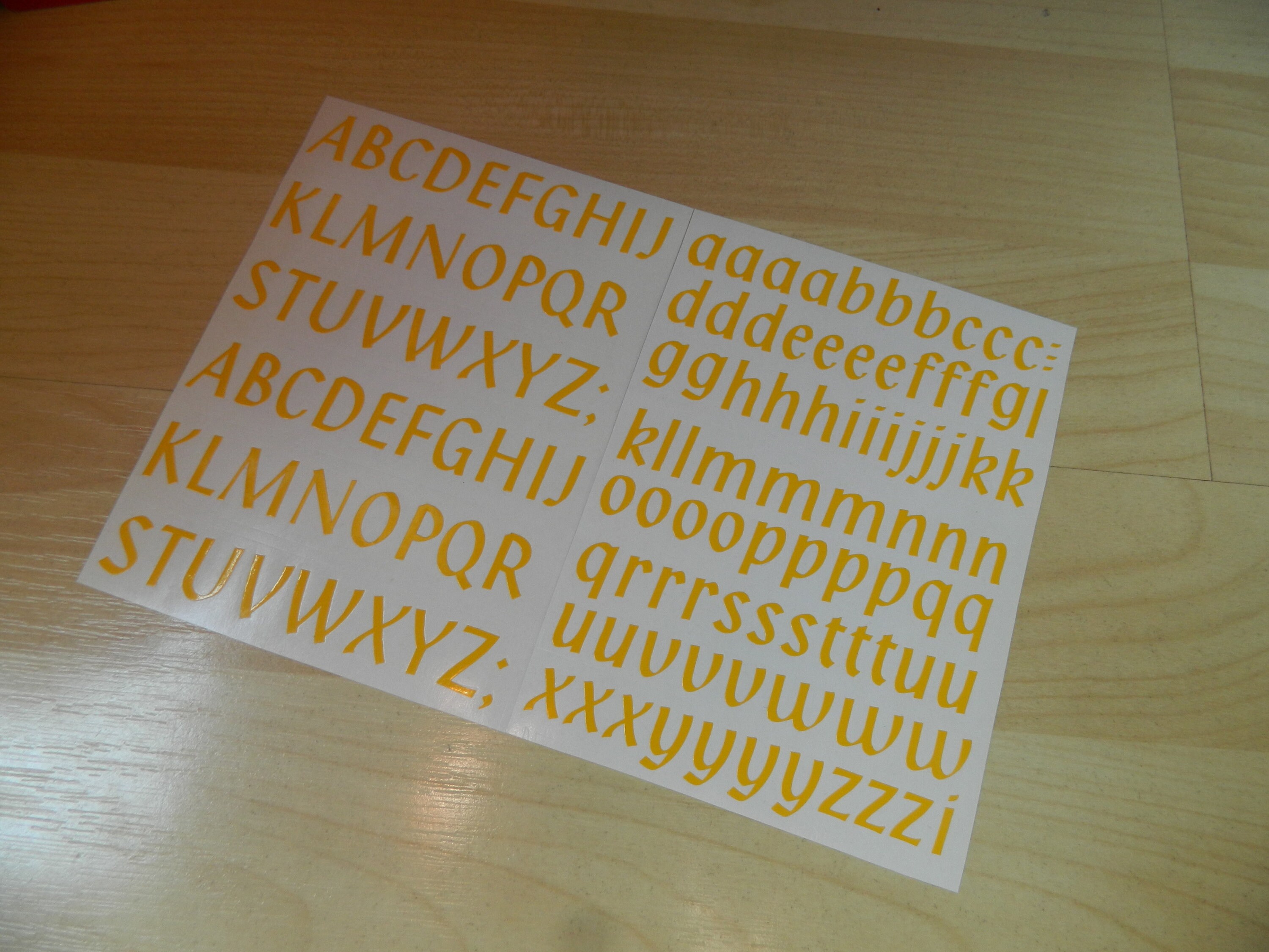 Penstyle Font Alphabet Sticky Back Vinyl Letters for crafts | Etsy