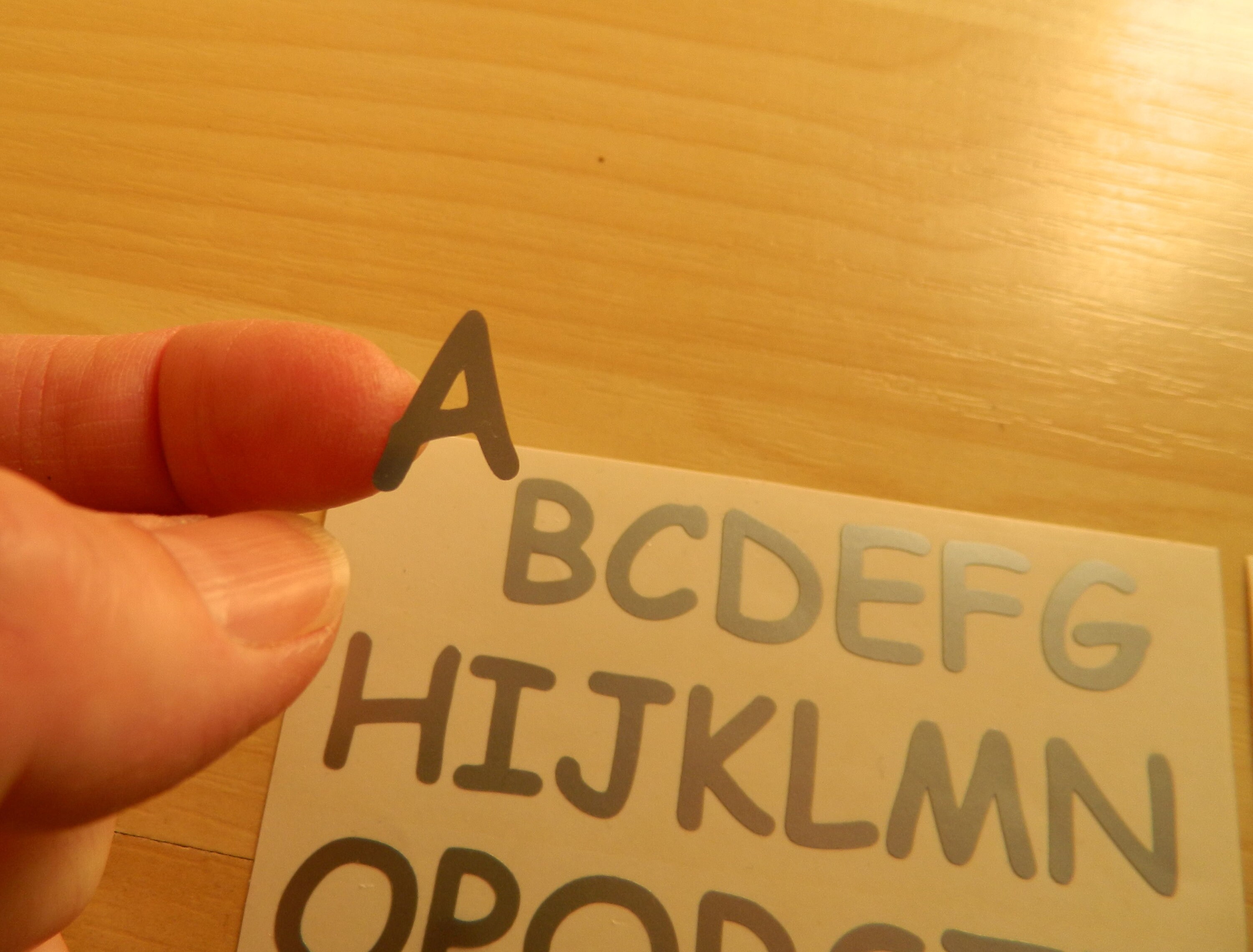 Comic Sans Font Alphabet Sticky Back Vinyl Letters for crafts - Etsy 日本