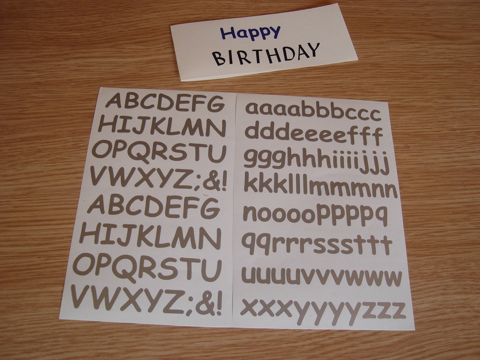 Comic Sans Font Alphabet Sticky Back Vinyl Letters for crafts | Etsy