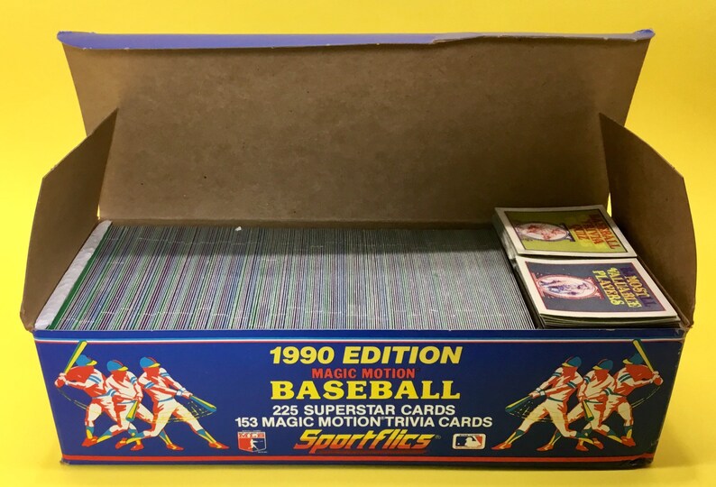 Magic Motion Baseball Cards by Sportflics 1990 Edition - Etsy