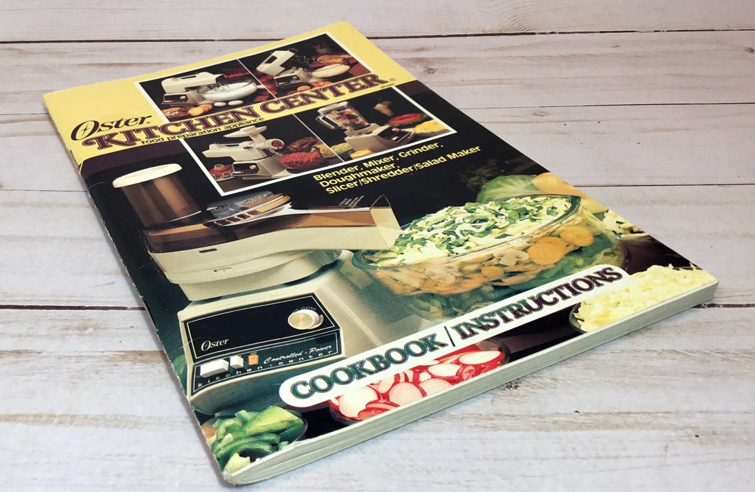 1984 Oster Kitchen Center Cookbook/instruction Manual - Etsy