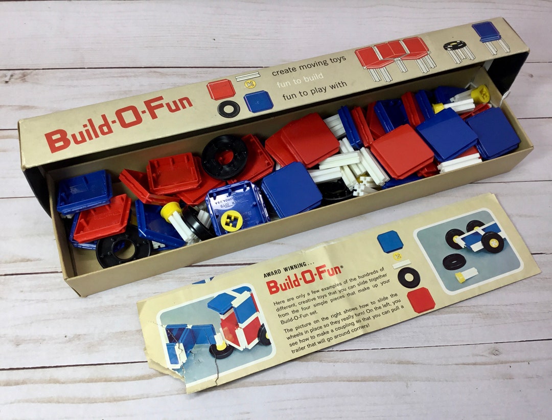 Tupperware Toys Build-o-fun Set No. 101 Vintage 1965 - Etsy