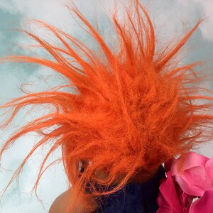 Dam Troll Orange Hair Made in Denmark 1977 Vintage - Etsy