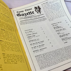 Camp Chase Gazette 1983, October & December Issues - Etsy