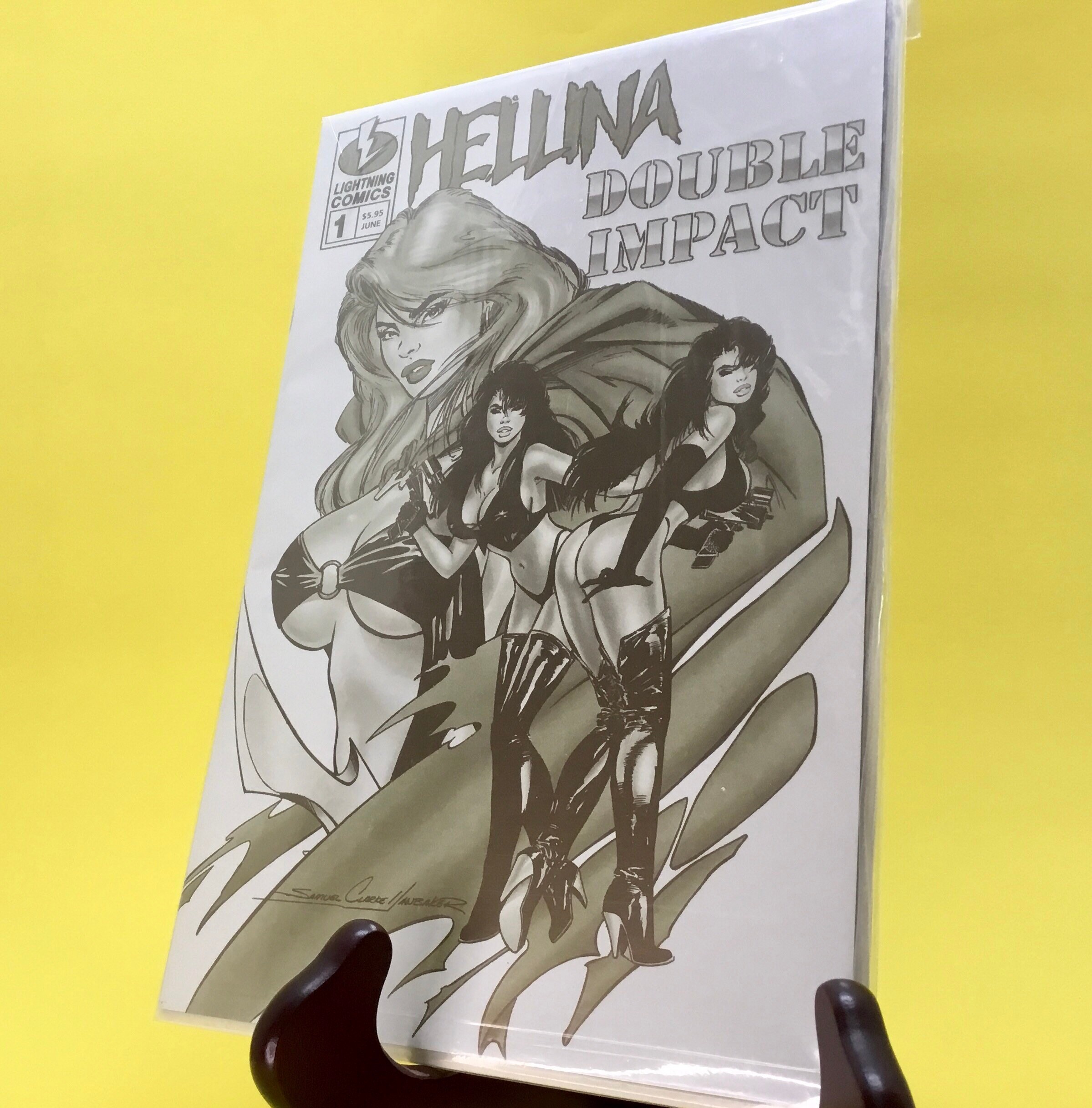 Hellina Double Impact JUN 1 Lightning Comics - Etsy