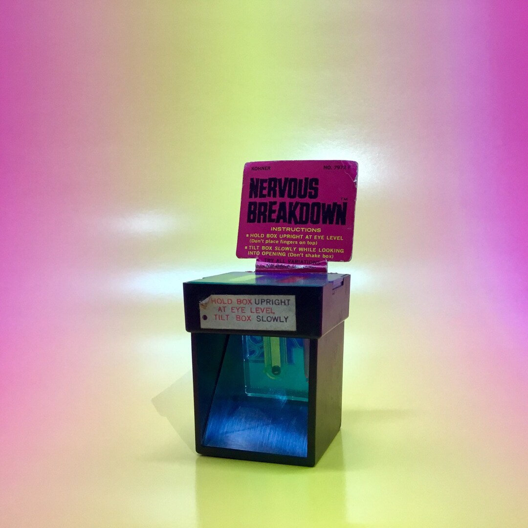 KOHNER Nervous Breakdown Marble Maze 1968 Puzzle Game - Etsy