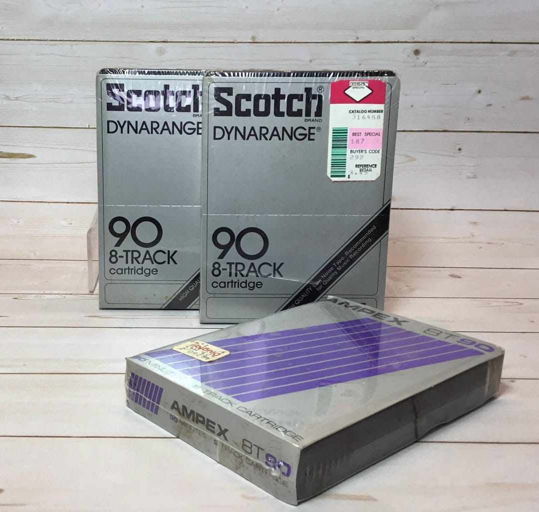 8-track 90min. Unopened Cartridges Set of 3 Vintage 1970’s - Etsy