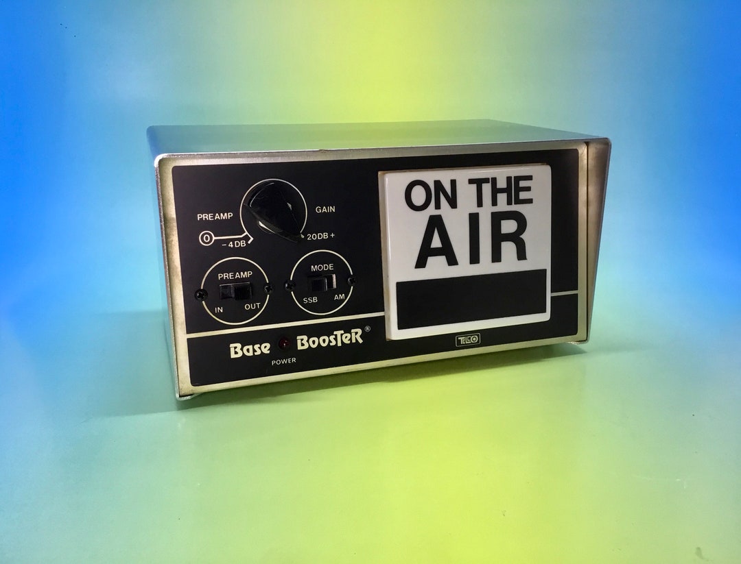 On the Air Lighted Telco Base Booster Model 10-4 Vintage - Etsy