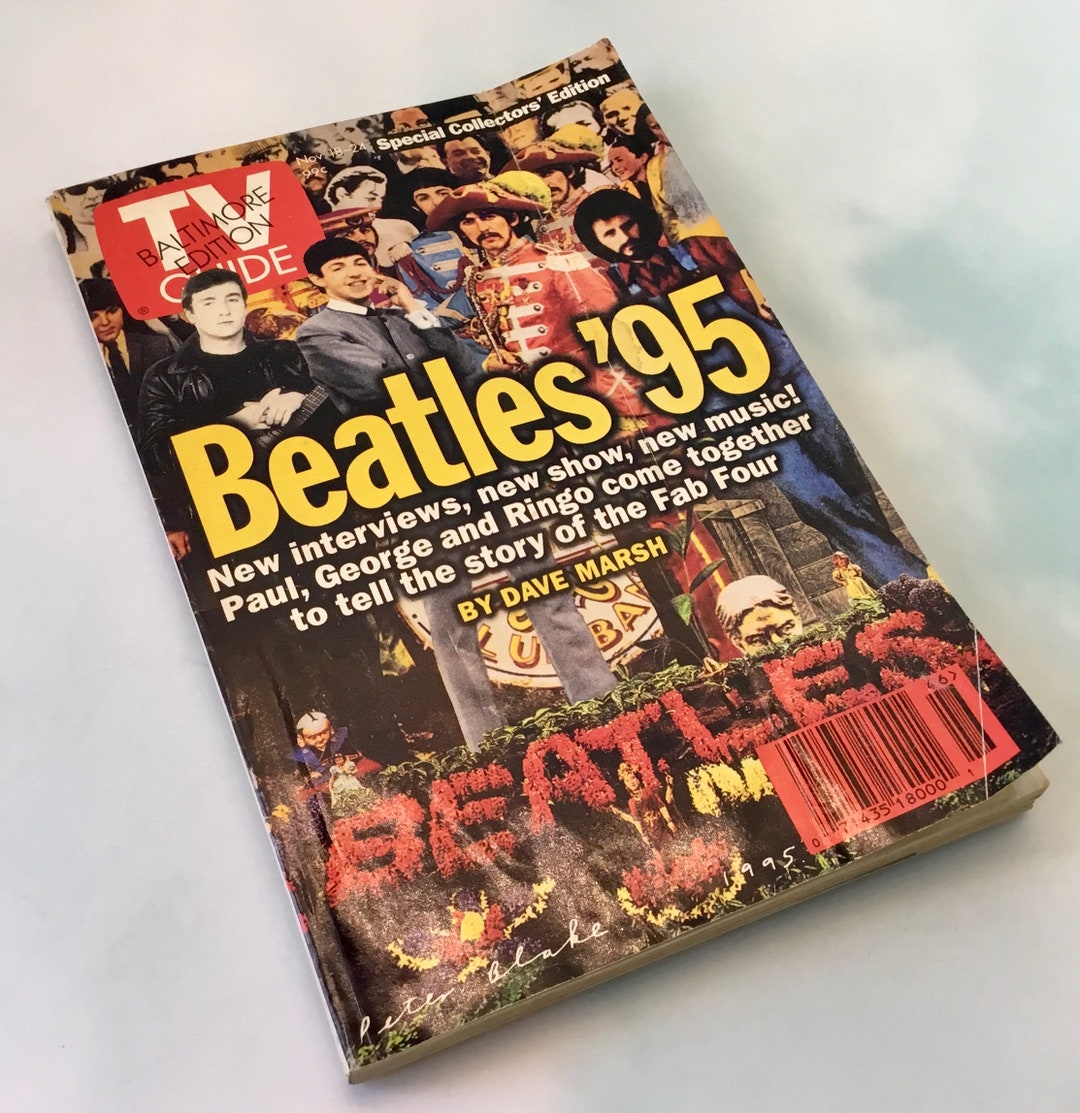 Beatles 95 TV Guide Collectors Baltimore Edition November 18th-24th - Etsy