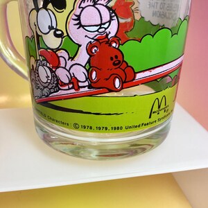 1978 Garfield Mcdonalds Collectors Glass Mug Set - Etsy