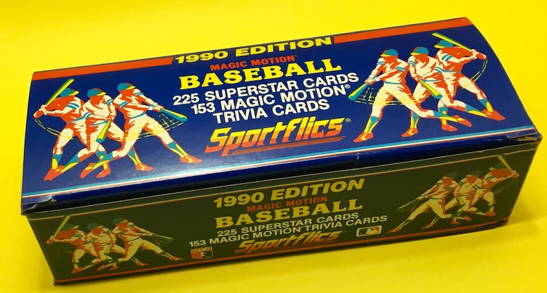 Magic Motion Baseball Cards by Sportflics 1990 Edition - Etsy