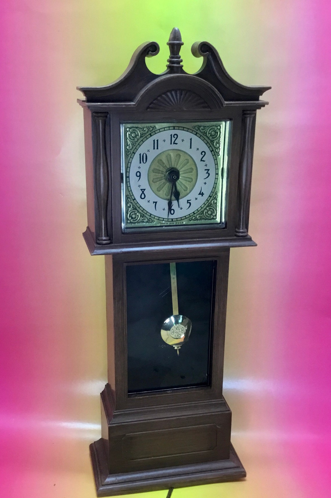 1960s Spartus Corp. Mini Electric Grandfather Clock | Etsy