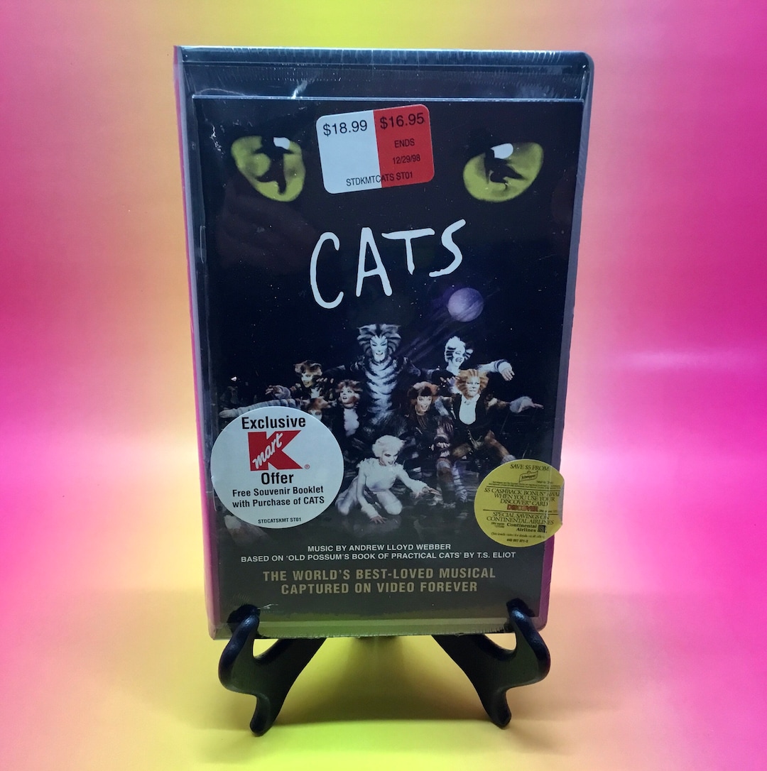 Sealed CATS VHS With Free Souvenir Booklet 1998 - Etsy