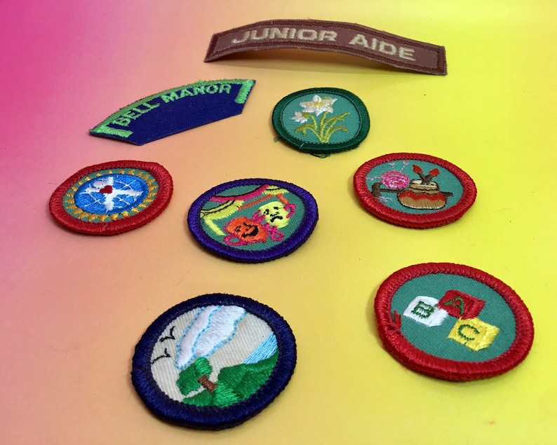 Girl Scout Badges Vintage 1980’s Lot of 8 - Etsy