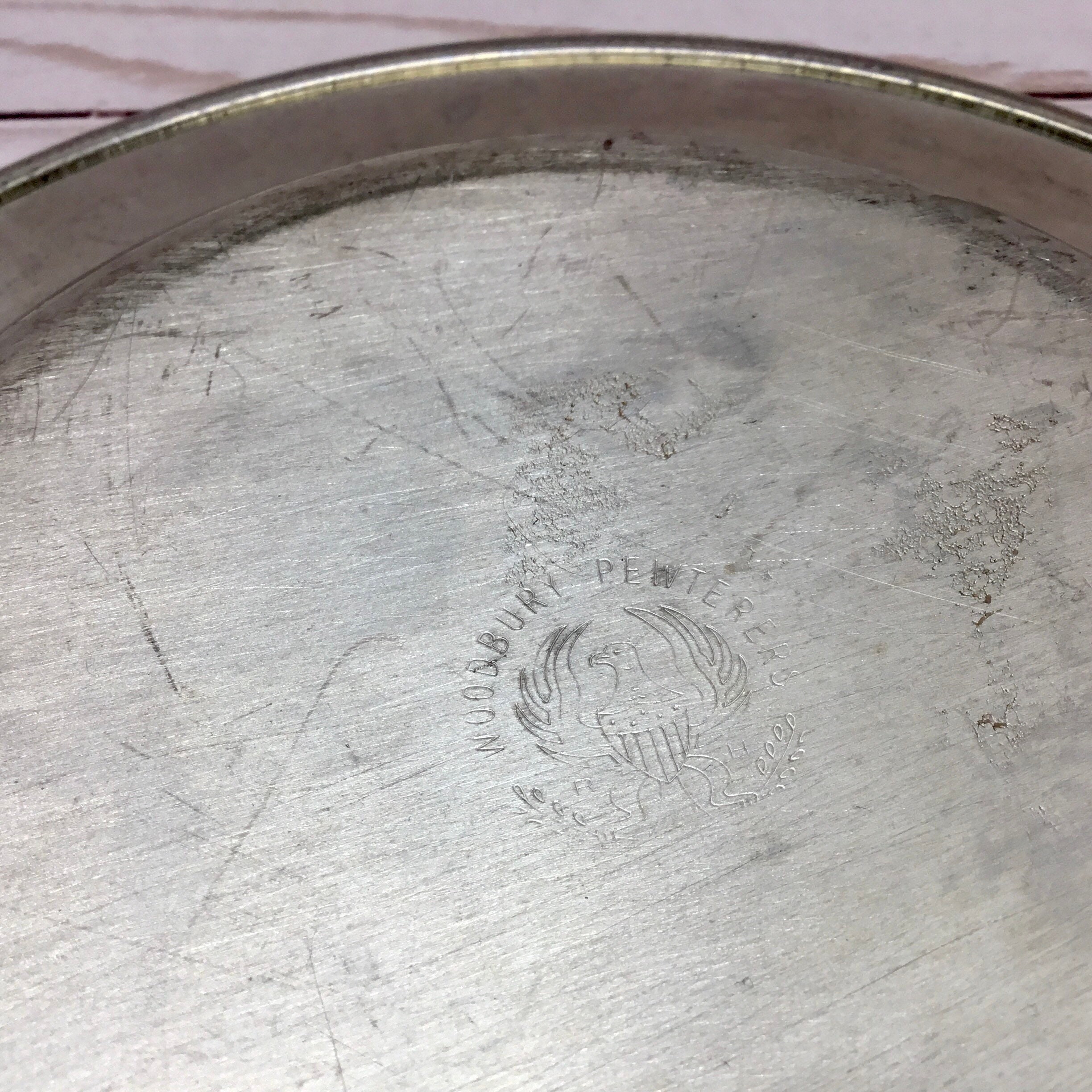 Pewter Childs Alphabet/number Plate by Woodbury Pewterers - Etsy