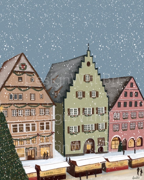 German Villages At Christmas