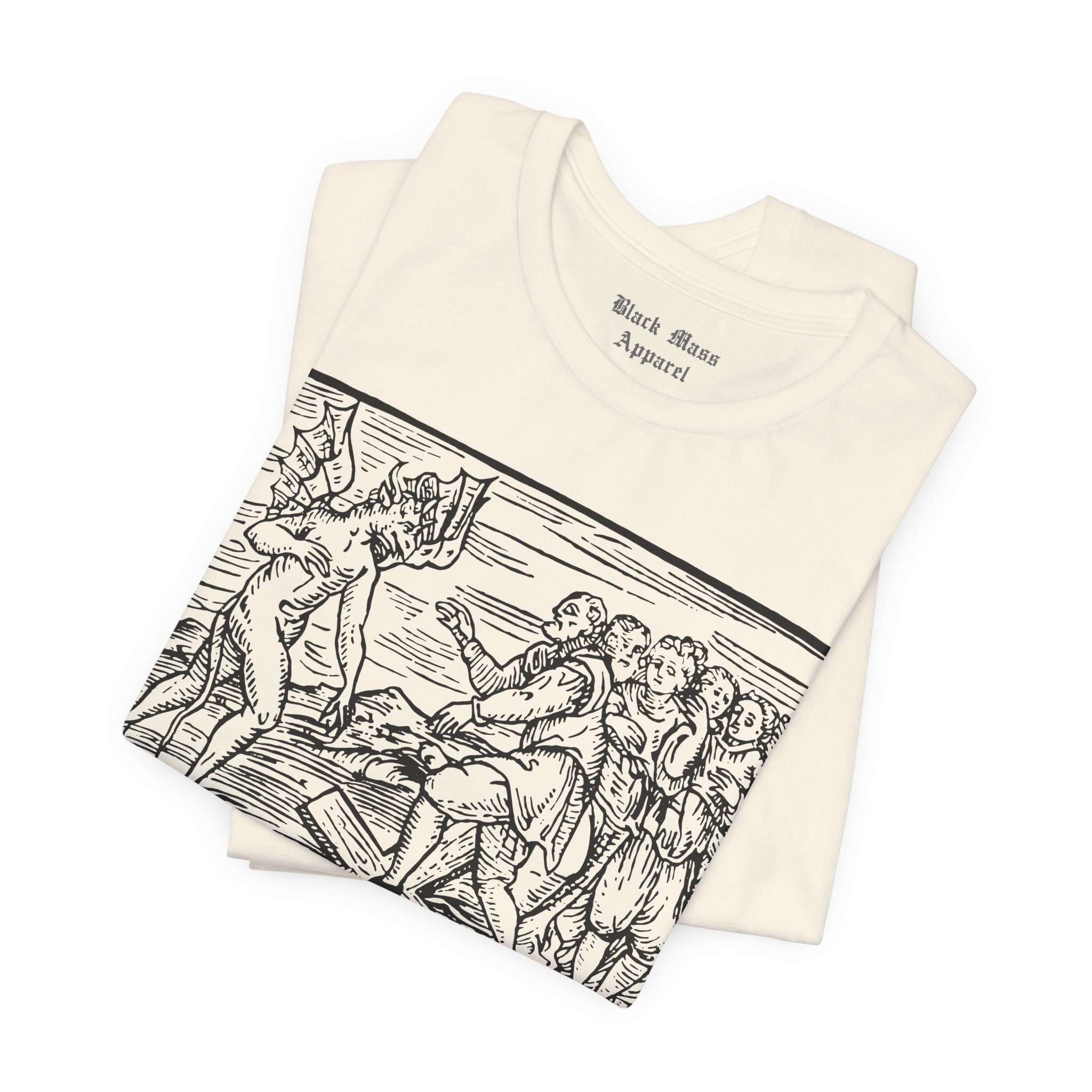 Renouncing Christ, Occult Woodcut Shirt, Vintage Witchcraft T-shirt ...