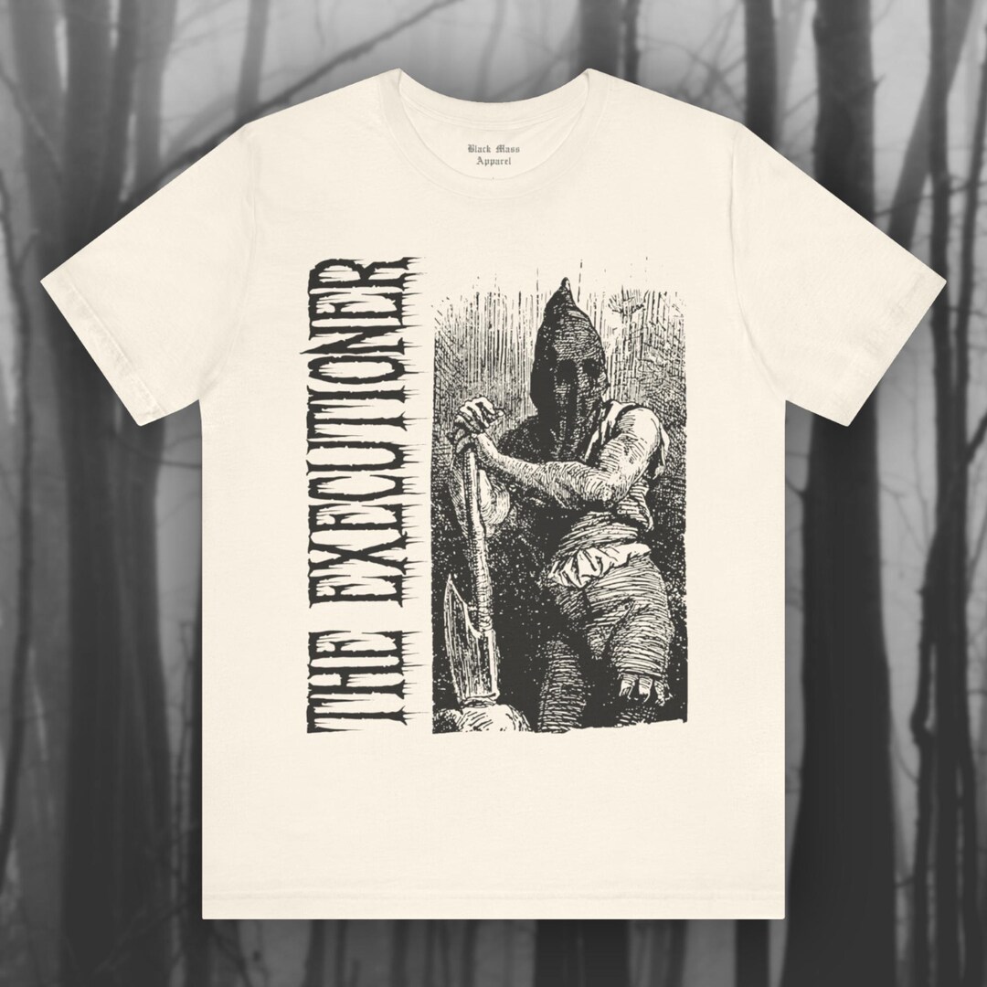The Executioner, Medieval Torture Shirt, Vintage Spooky Art T-shirt ...